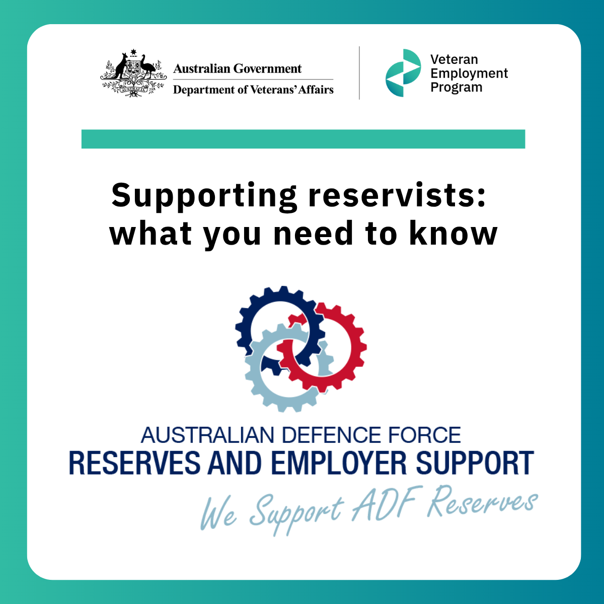 The Veteran Employer Webinar Series | Veteran Employment Program